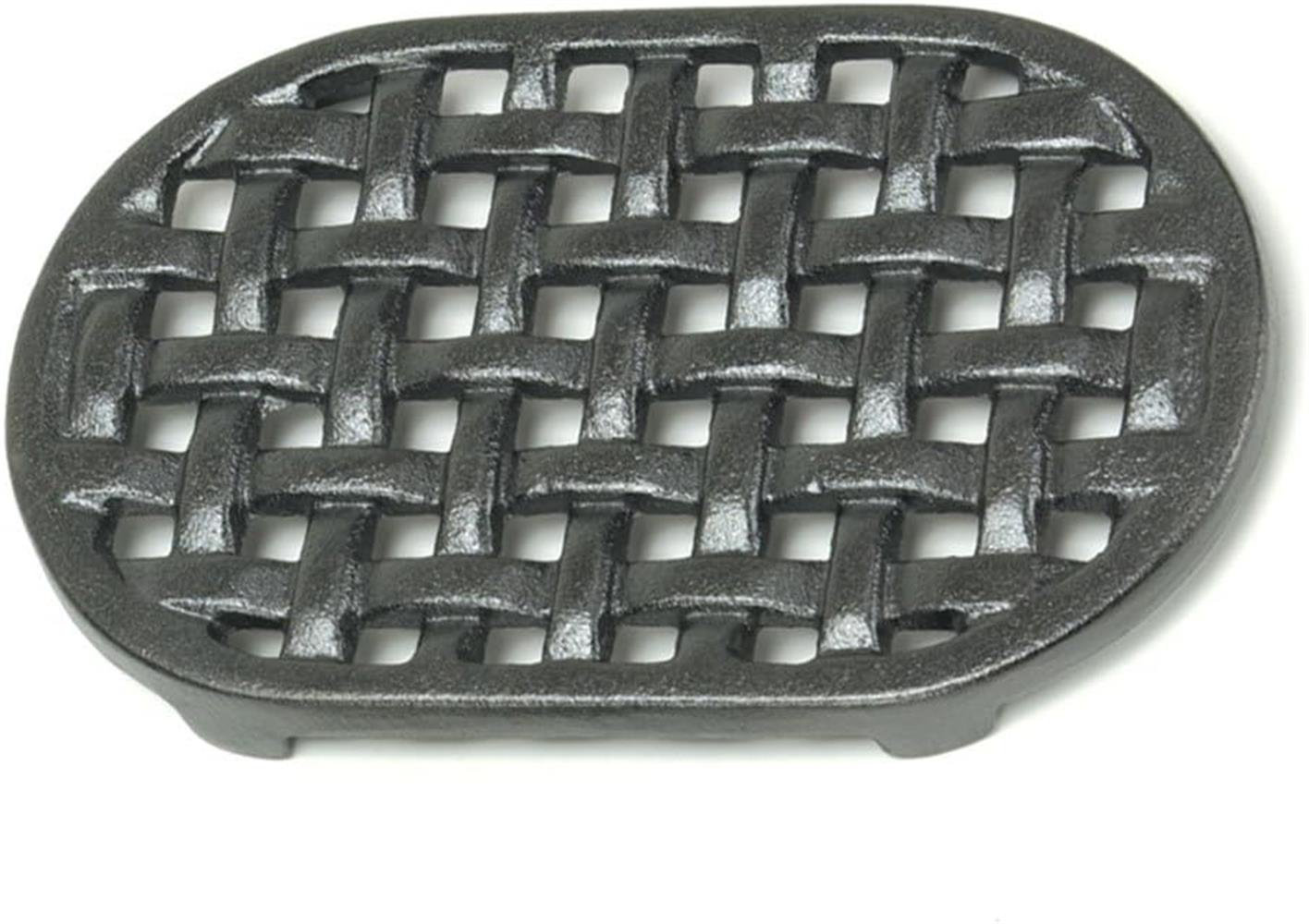 17 Stories Cast Iron Elliptical Grid Insulation Pad | Wayfair
