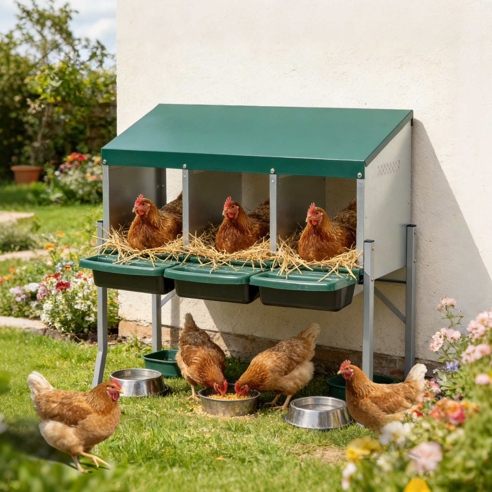 Tucker Murphy Pet™ Nesting Boxes for Chickens, Chicken Nesting Box ...
