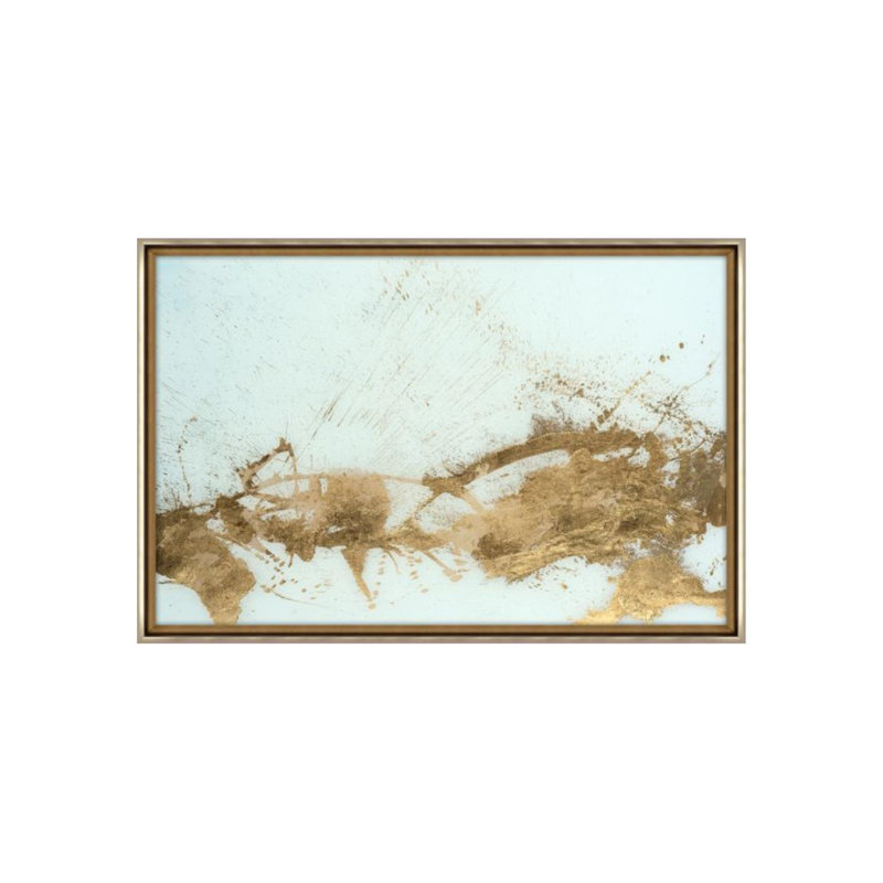 Chelsea Art Studio Gold Scape with White by Dawn Sweitzer - Graphic Art ...