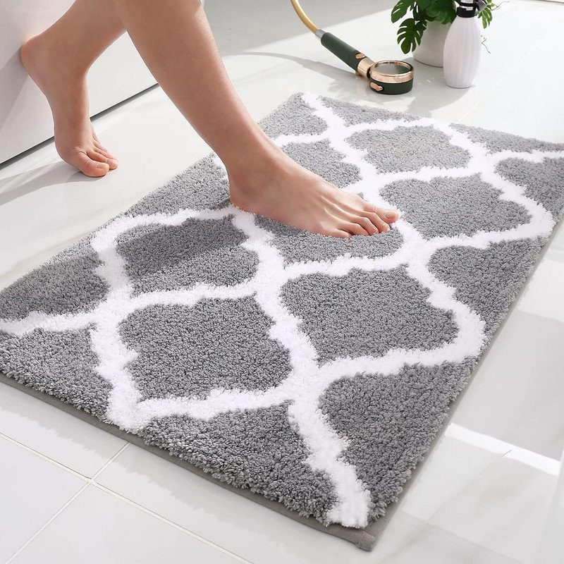 Red Barrel Studio Cyera Microfiber Bath Rug | Wayfair