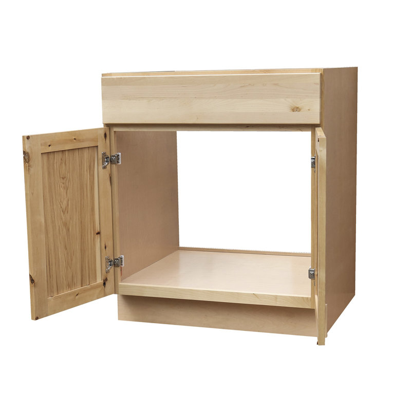 GCC Shoop Natural Shaker Style Farmhouse Sink Base Cabinet | Wayfair