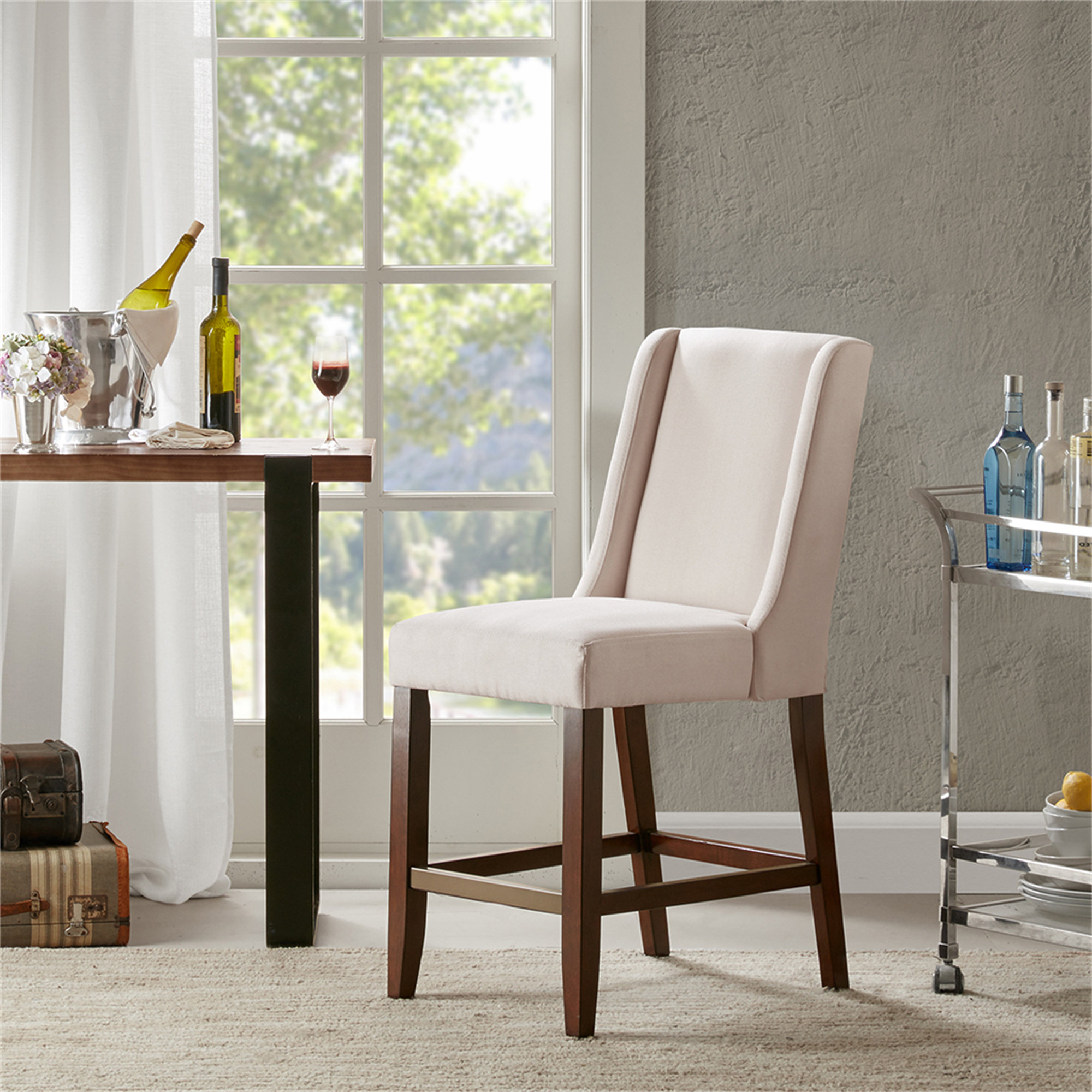Corrigan Studio® Brody Wing Counter Stool | Wayfair