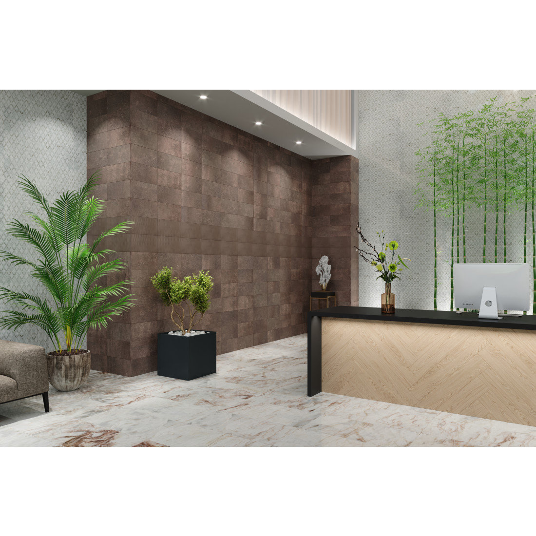 Emser Tile Marquesa 15.67" x 47.17" Ceramic Patterned Tile | Perigold