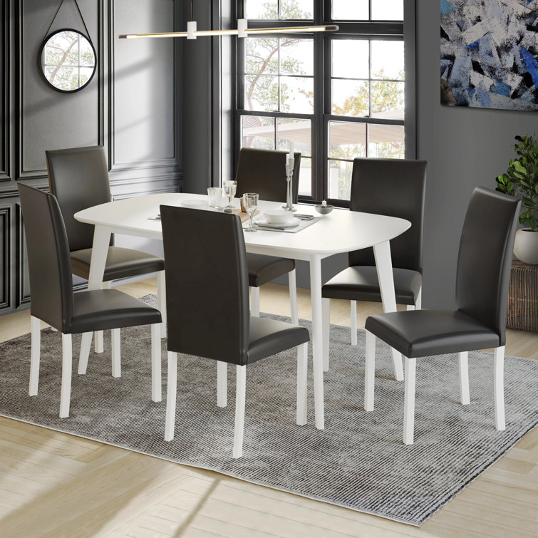 George Oliver Neli 6 - Person Dining Set & Reviews | Wayfair