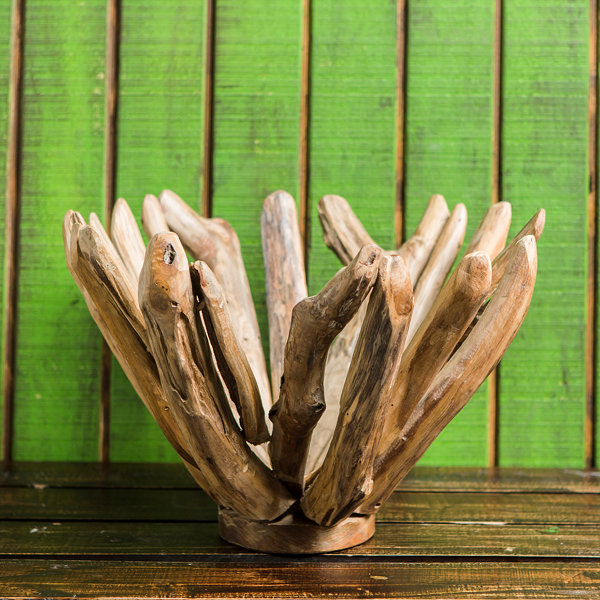 Loon Peak® Driftwood Branch Bowl 16" | Wayfair