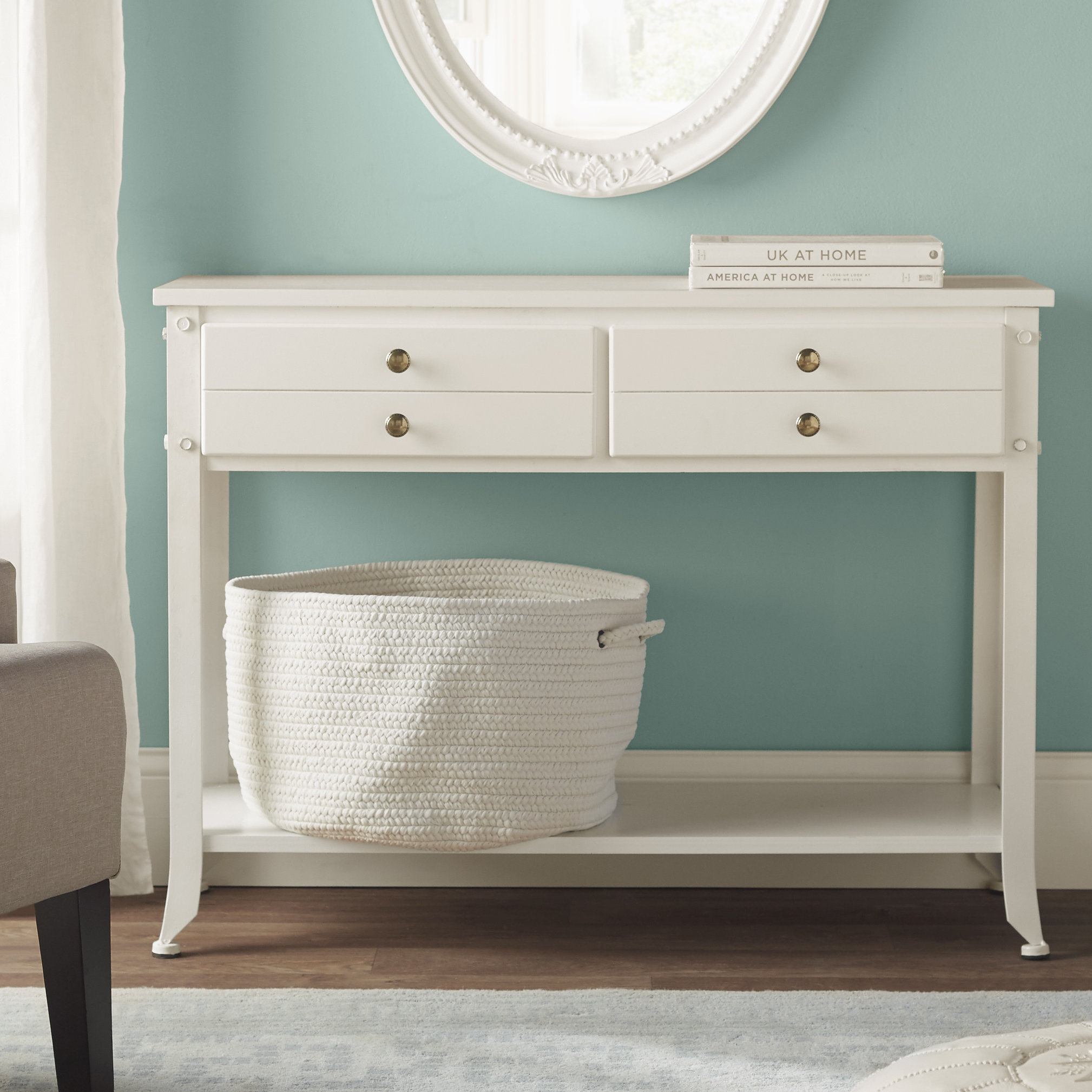 Red Barrel Studio 42.5" Solid Wood Console Table & Reviews | Wayfair