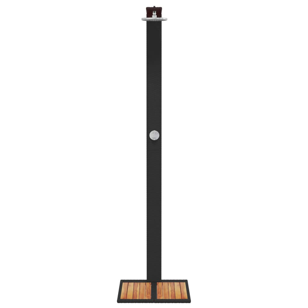 17 Stories PE Rattan Outdoor Shower and Footwash Spout | Wayfair.co.uk