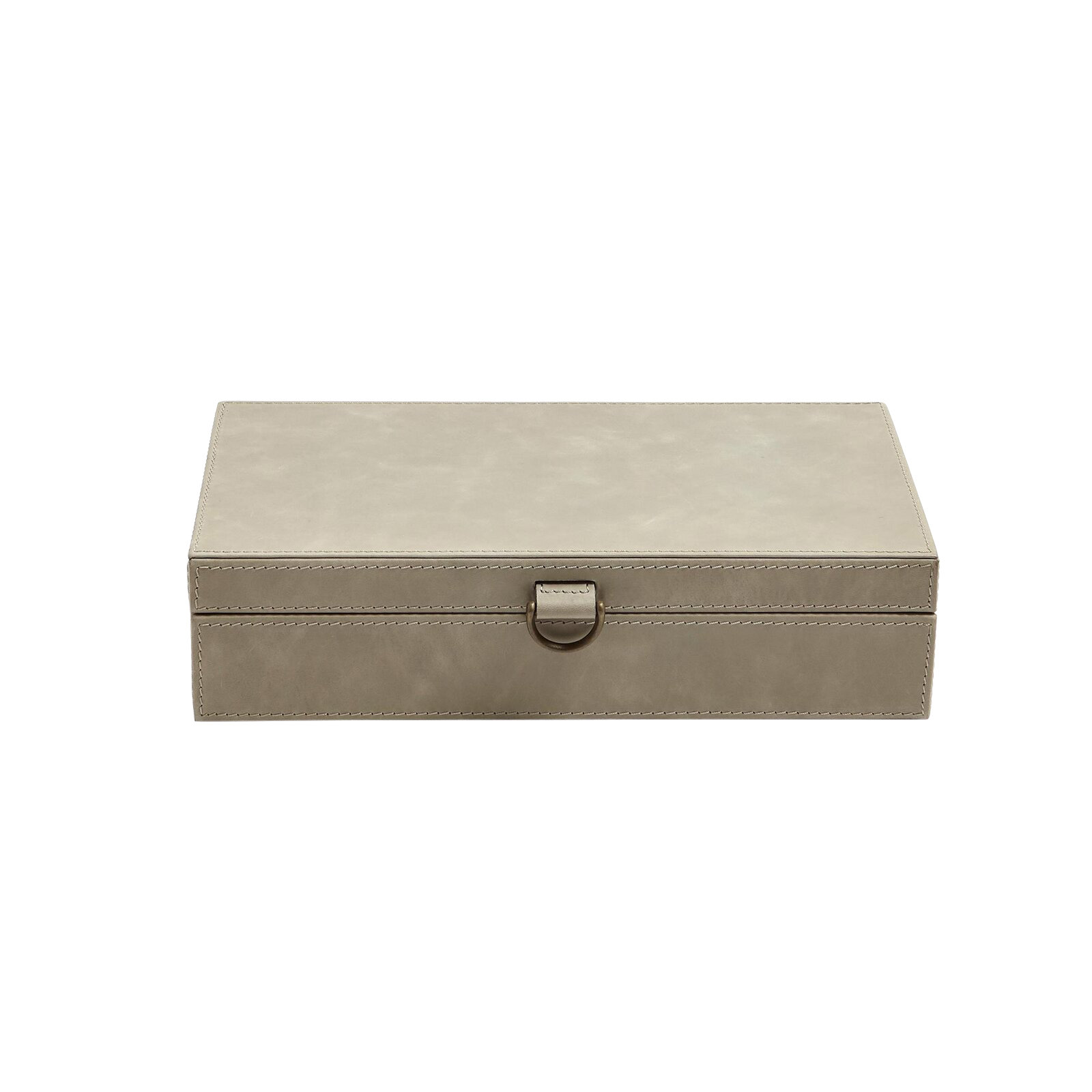 Global Views Marbled Leather D Ring Box | Wayfair