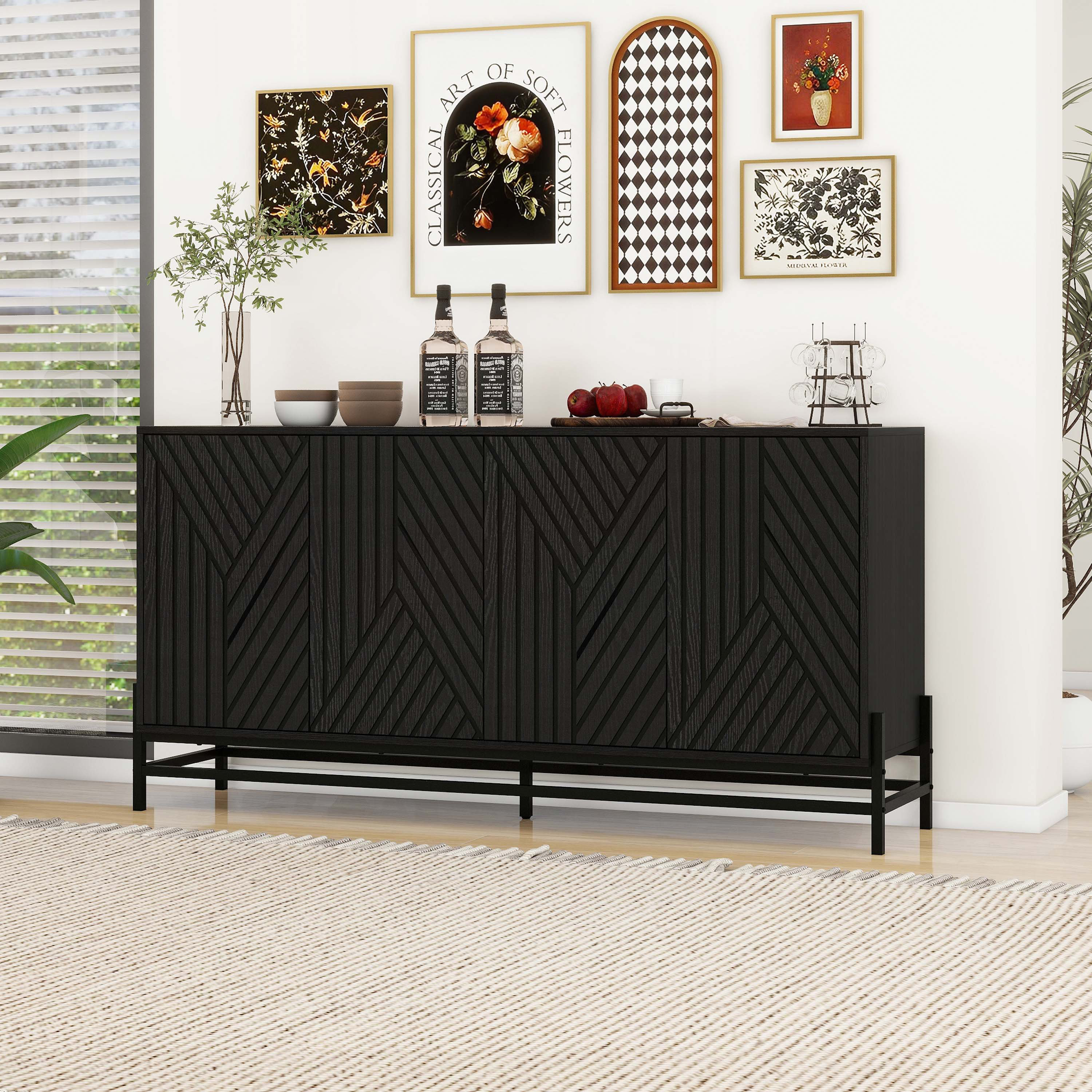Latitude Run® 4-Door Storage Cabinet | Wayfair