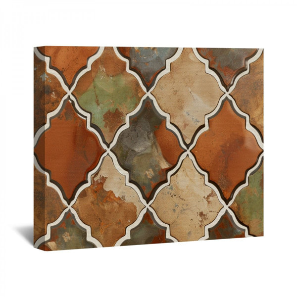 Red Barrel Studio® " Earthenware Tiles " on Canvas | Wayfair