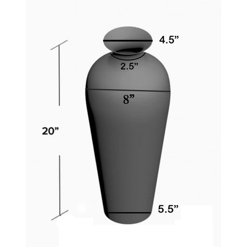 World Menagerie Iesha 20 Inch Glass Floor Vase & Reviews | Wayfair