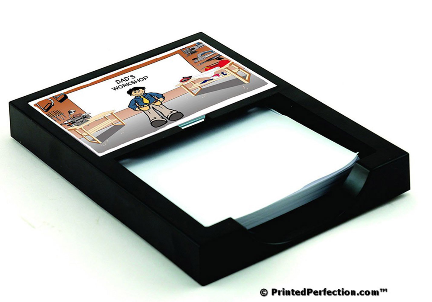 Printed Perfection Personalized Handy Man, Male Memo Holder with 100 ...