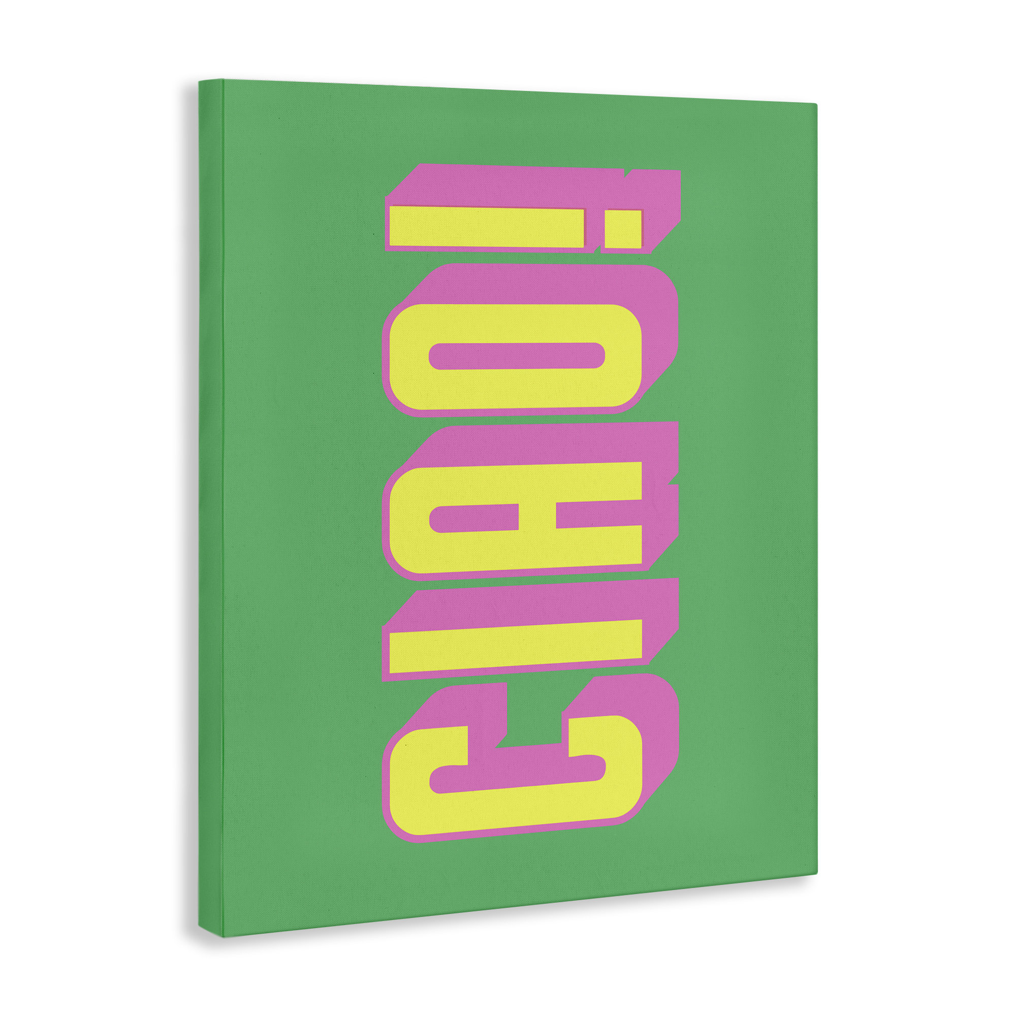 Ophelia & Co. Ciao Bold Lettering Canvas, design by House of Lulu | Wayfair