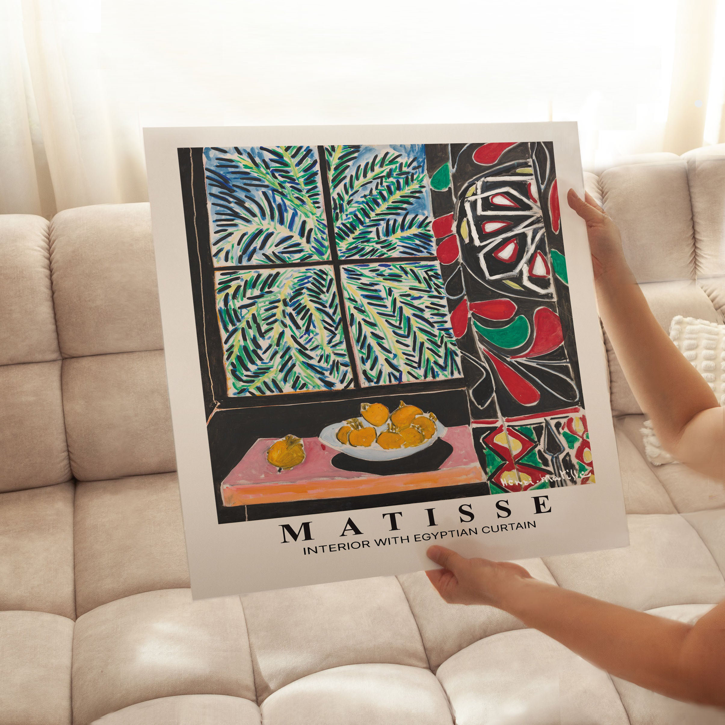 Vault W Artwork Food and Kitchen Henri Matisse Interior with Egyptian ...