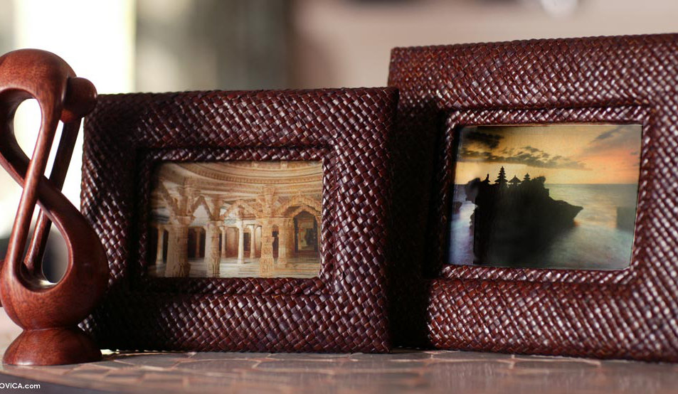 Bay Isle Home™ Kirklin 2 Piece Nature's Balance Pandanus Picture Frame ...