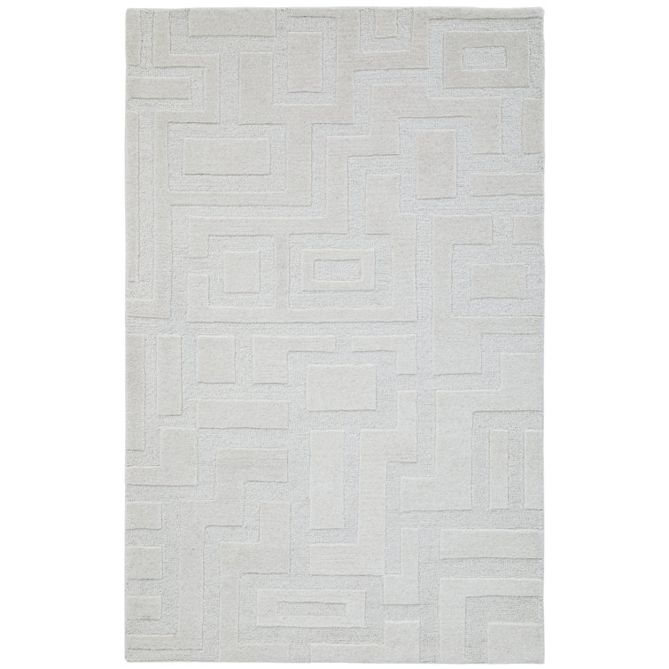 Helaine Hand Tufted Wool Ivory Rug | AllModern