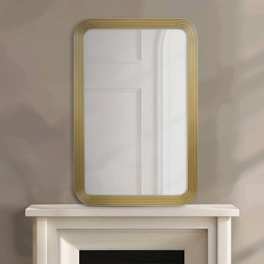 Latitude Run® Rectangle Fluted Wall Mirror | Wayfair