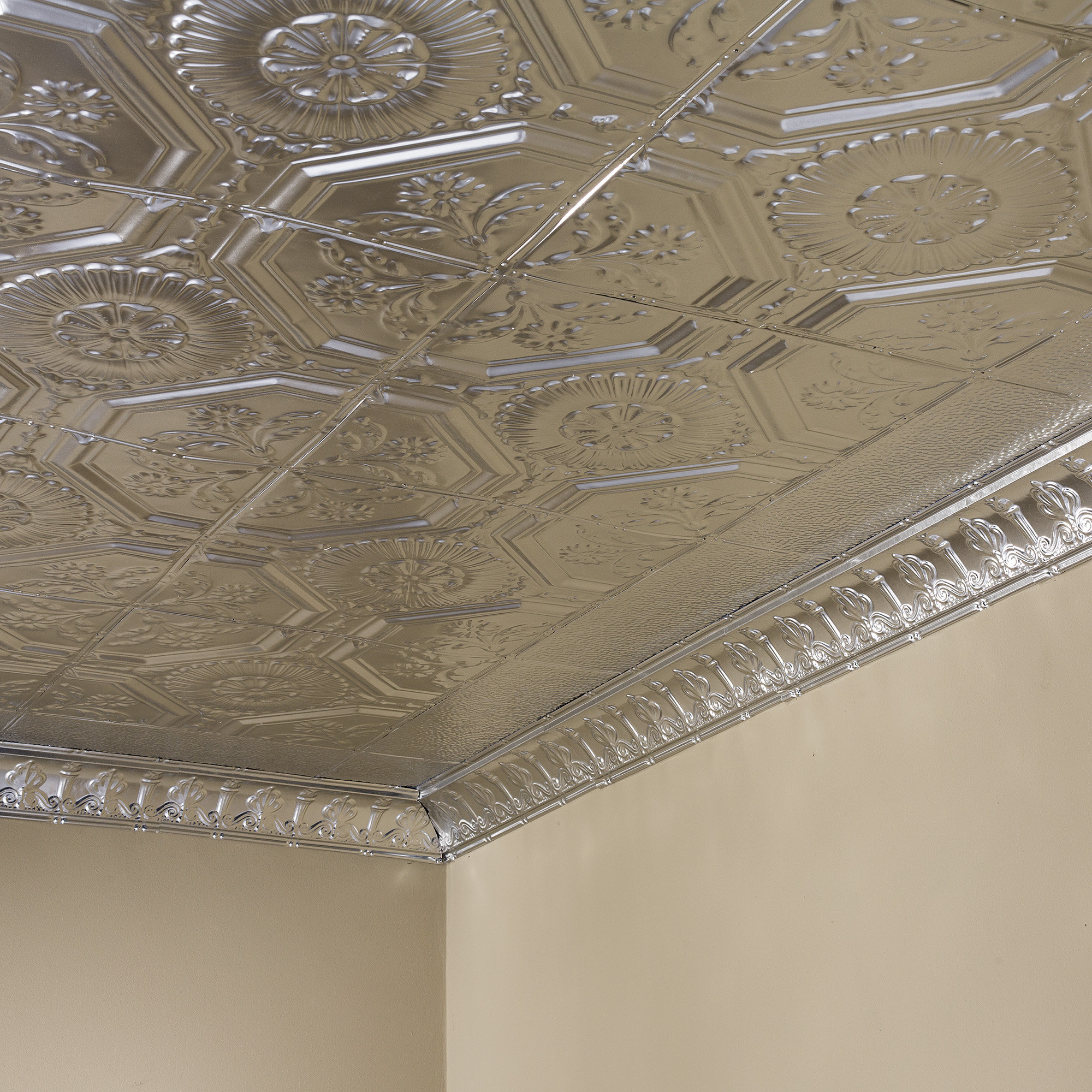 GreatLakesTin Great Lakes Tin Rochester 2'x2' Nail-Up Ceiling Tile ...