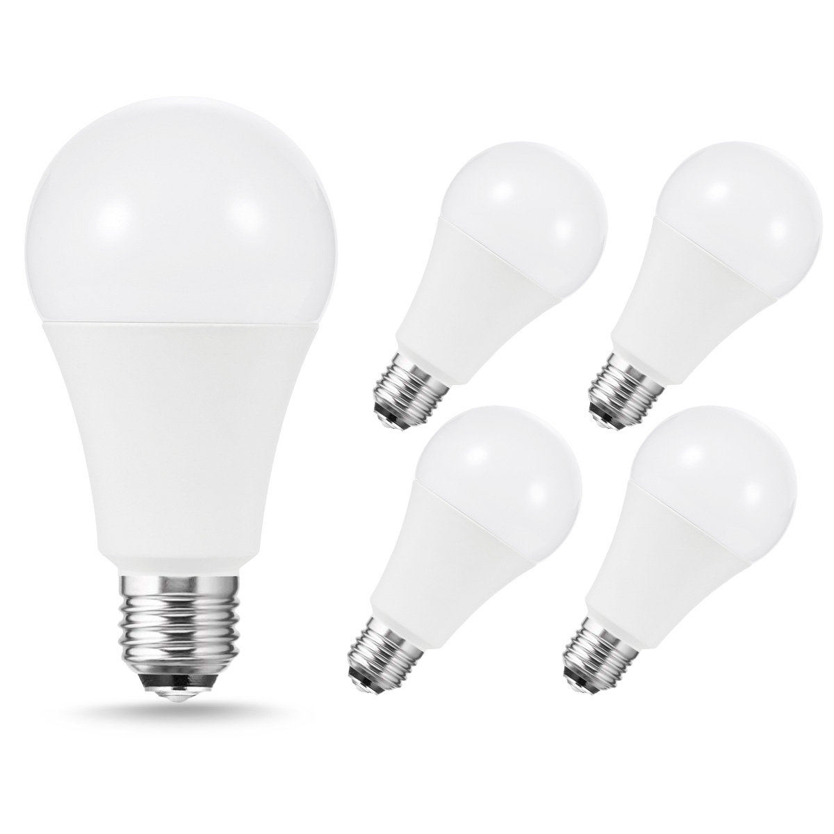 LOHASLED 3 Way A21 LED Light Bulbs, E26/Medium (Standard) LED Bulb ...