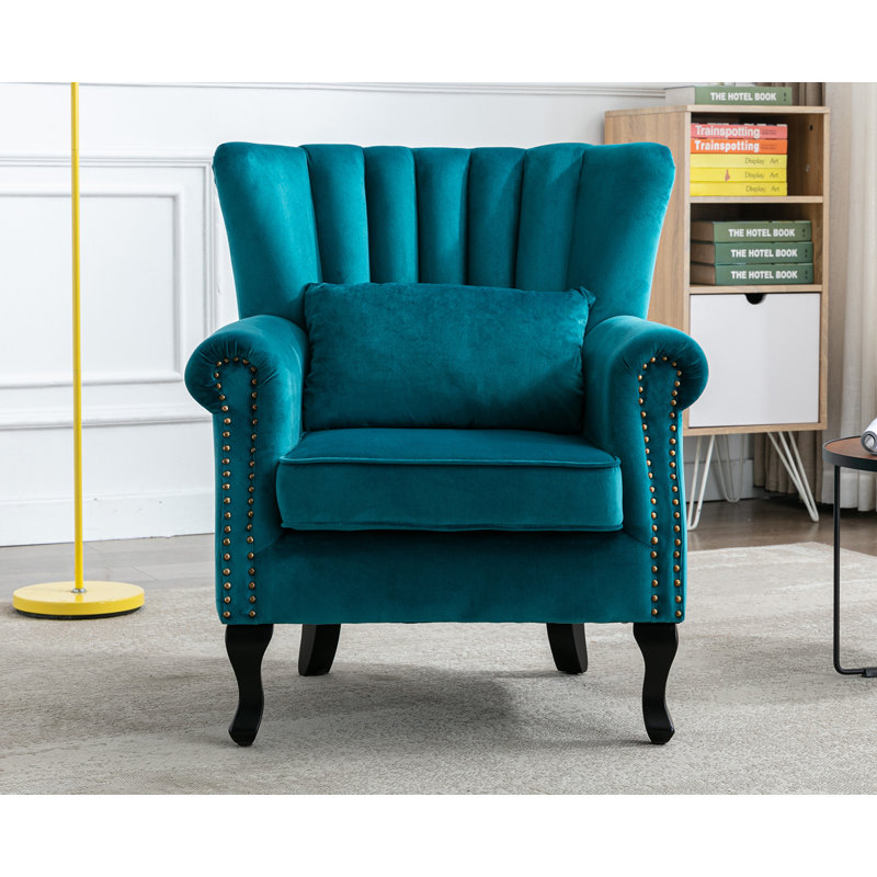 Rosdorf Park Dorava Velvet Accent Chair & Reviews | Wayfair