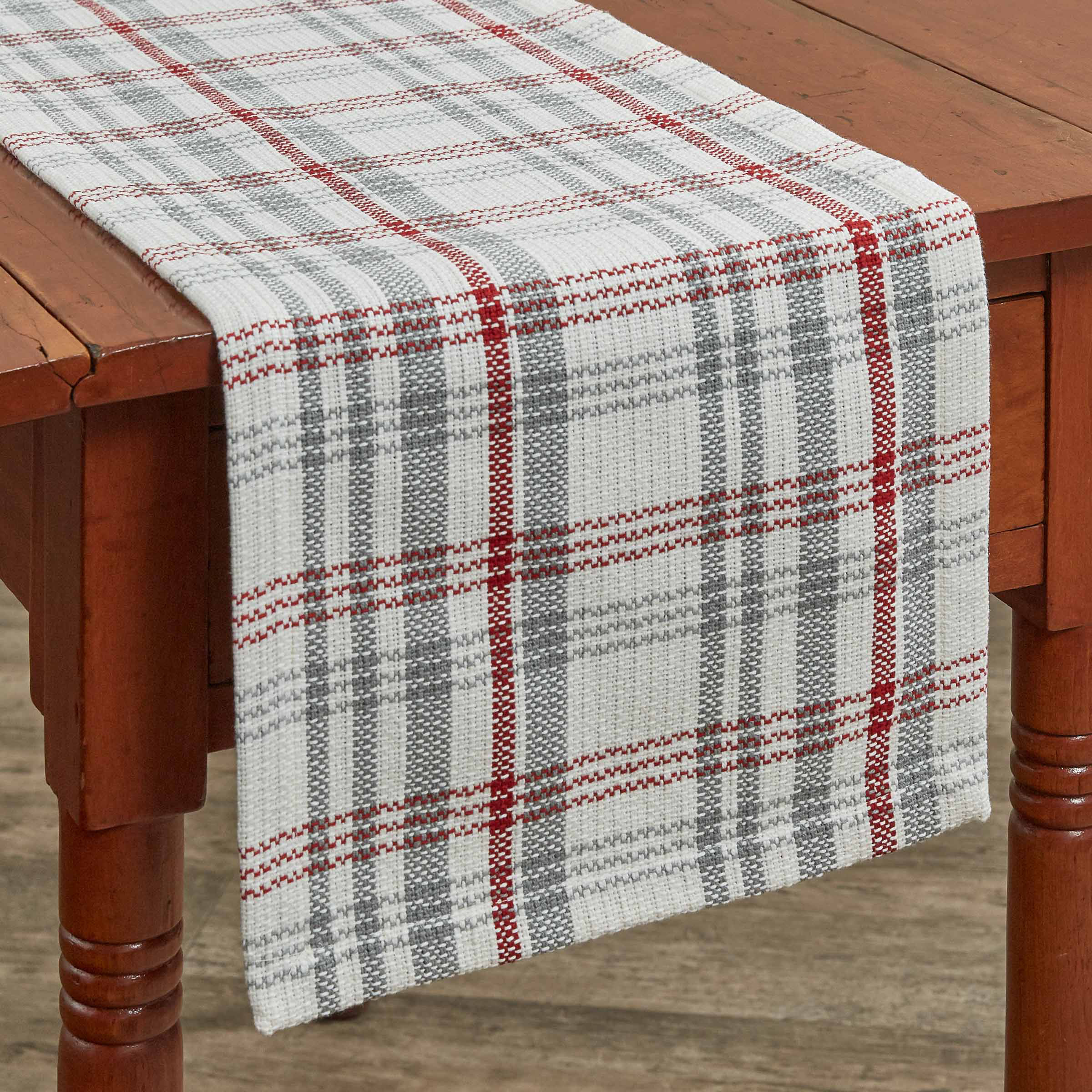 Gracie Oaks Farm Yard Table Runner - 36''L - Red | Wayfair