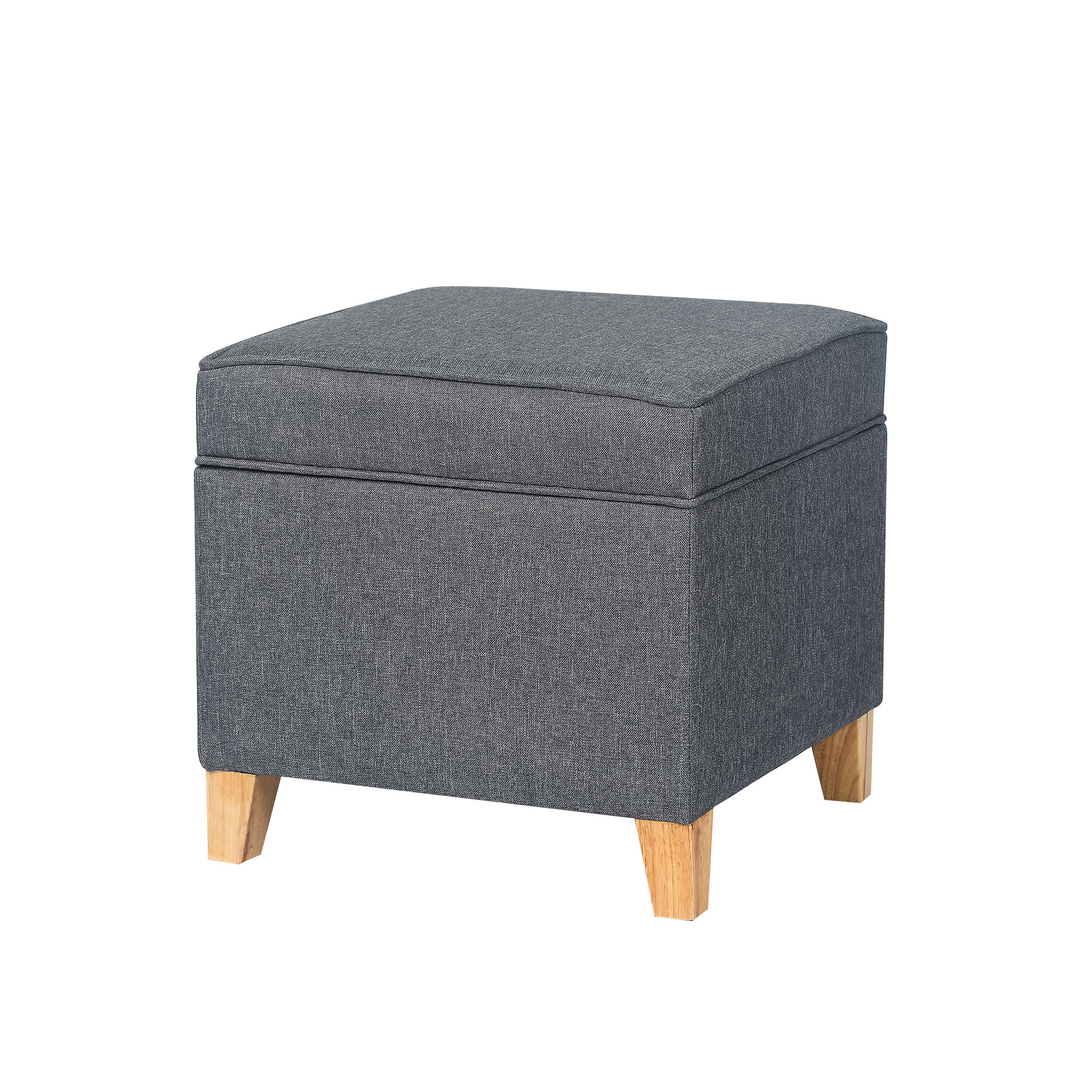 Ebern Designs Felixstowe Storage Ottoman Script & Reviews | Wayfair