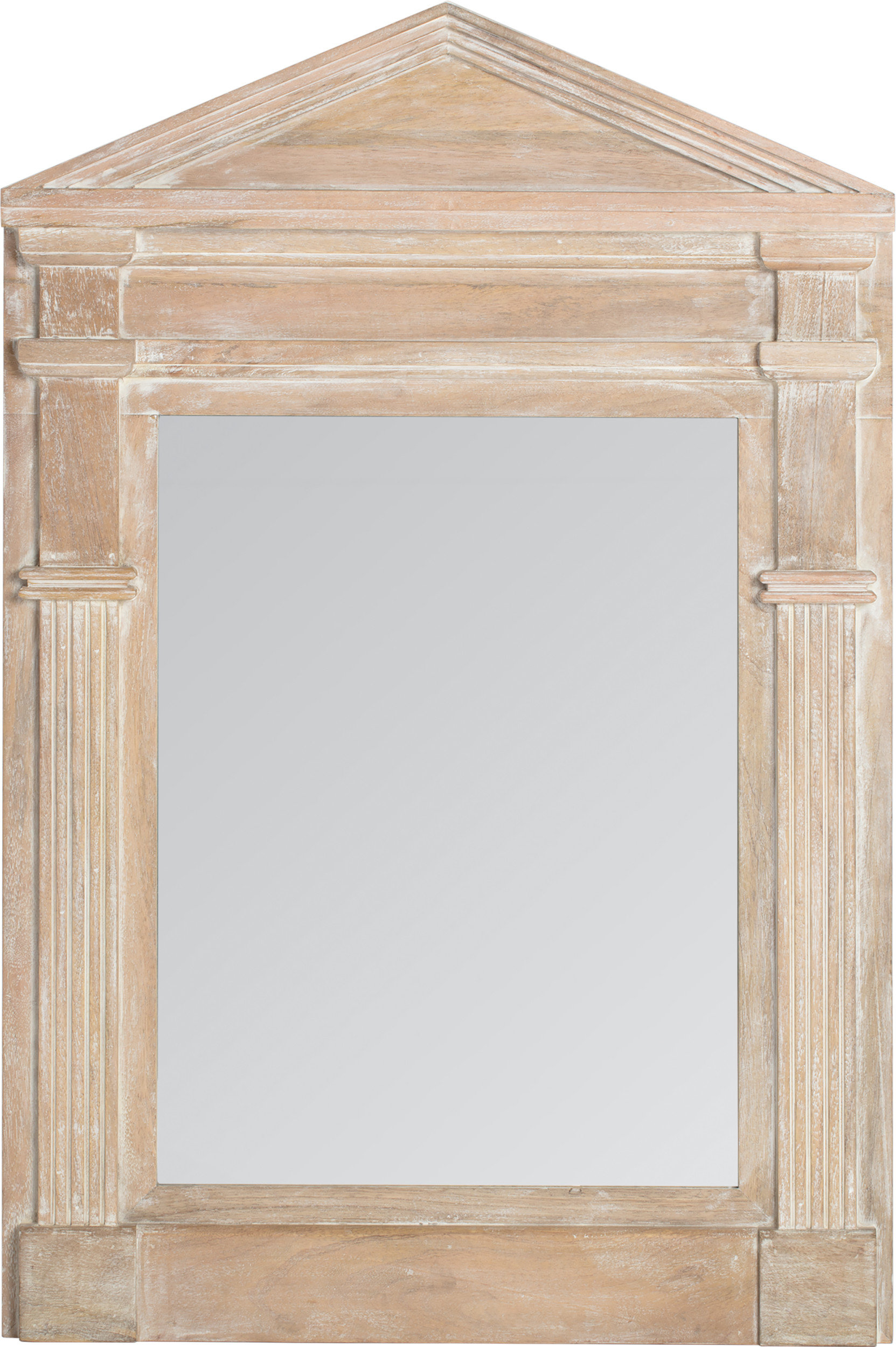Finch Distressed Wood Wall Mirror - Wayfair Canada