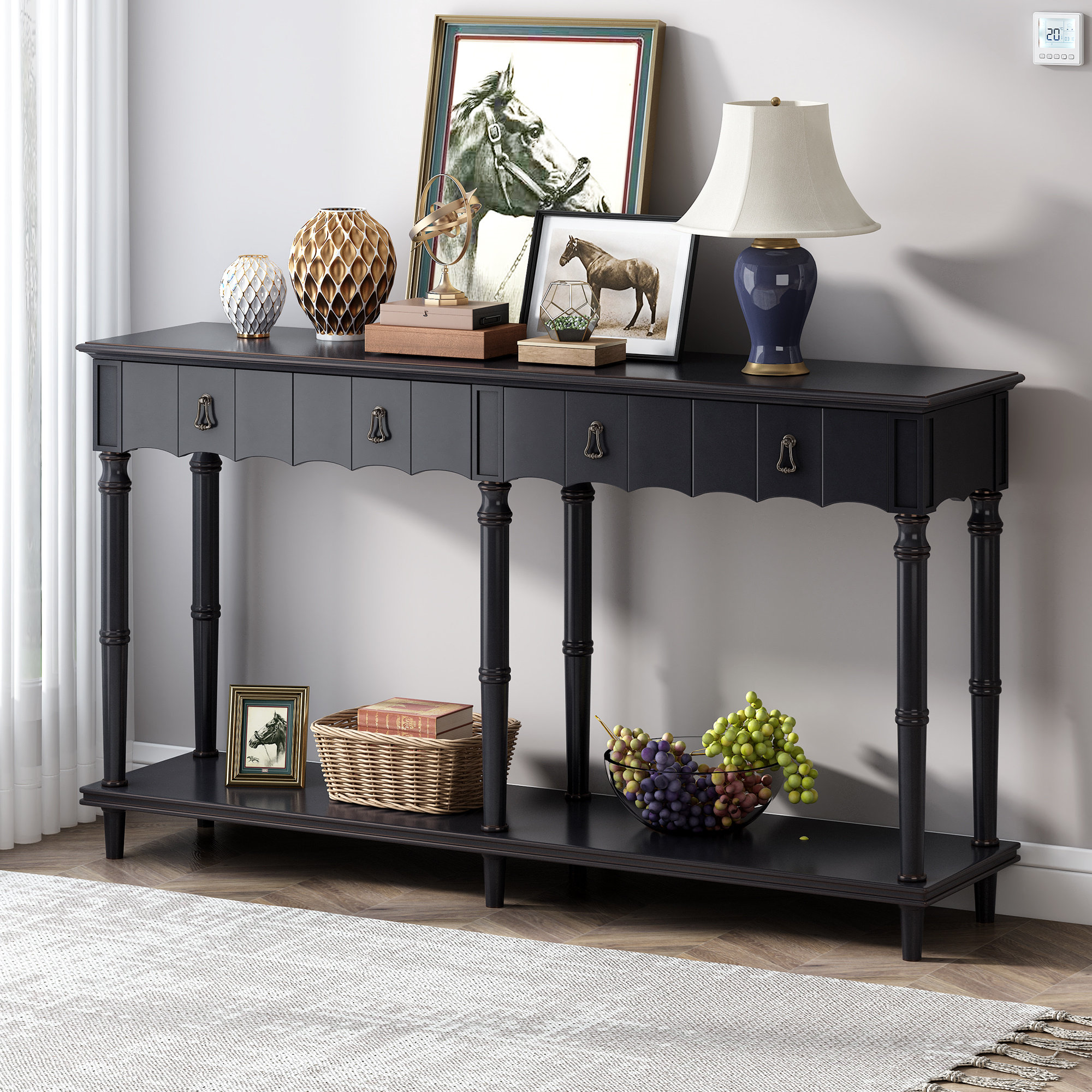Breakwater Bay Donnovan 59.8" Console Table & Reviews | Wayfair