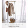 Yamazaki Home Tower Freestanding Coat Hanger Clothes Rack With Shelf ...