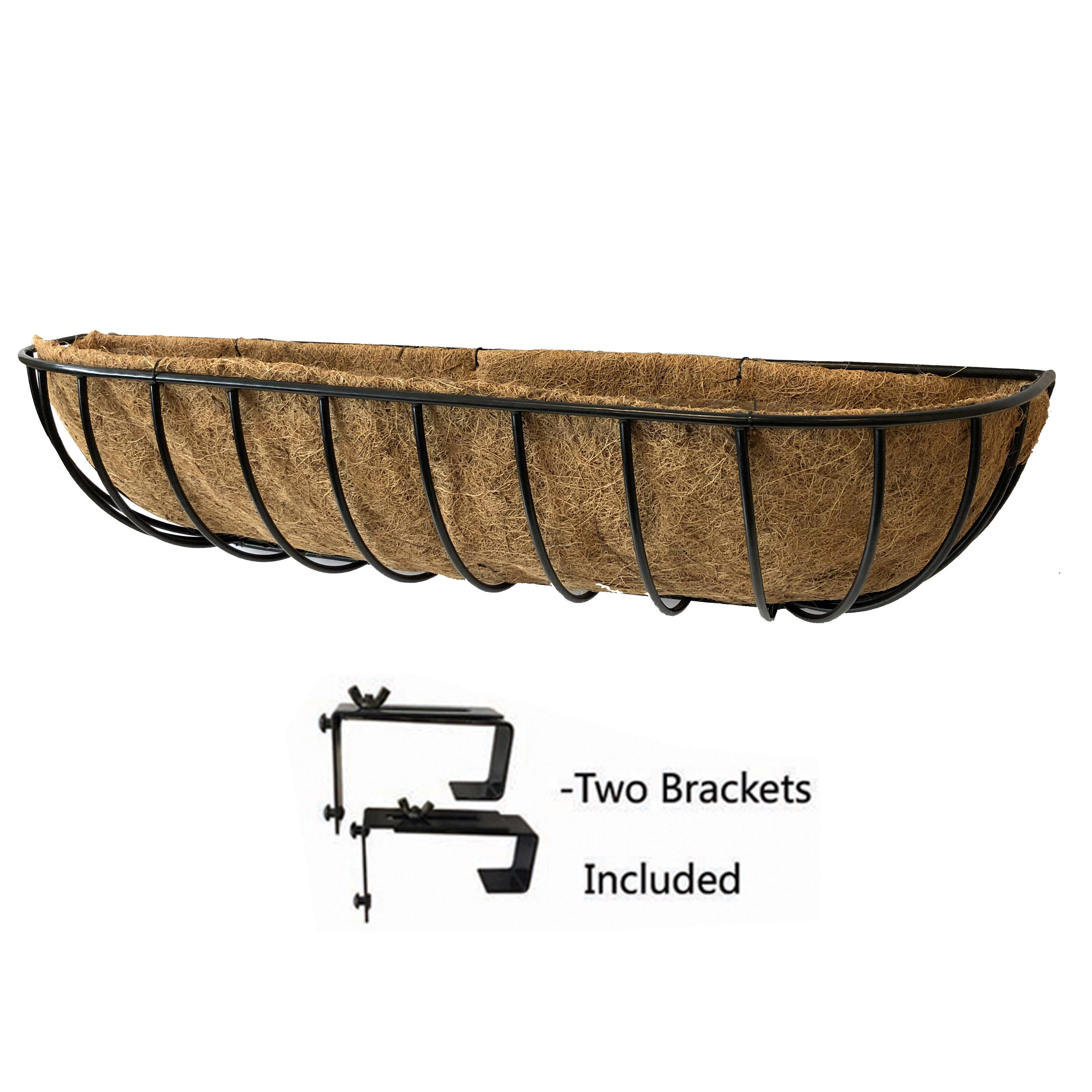 Gracie Oaks Waterfront Metal Window Box Planter & Reviews | Wayfair