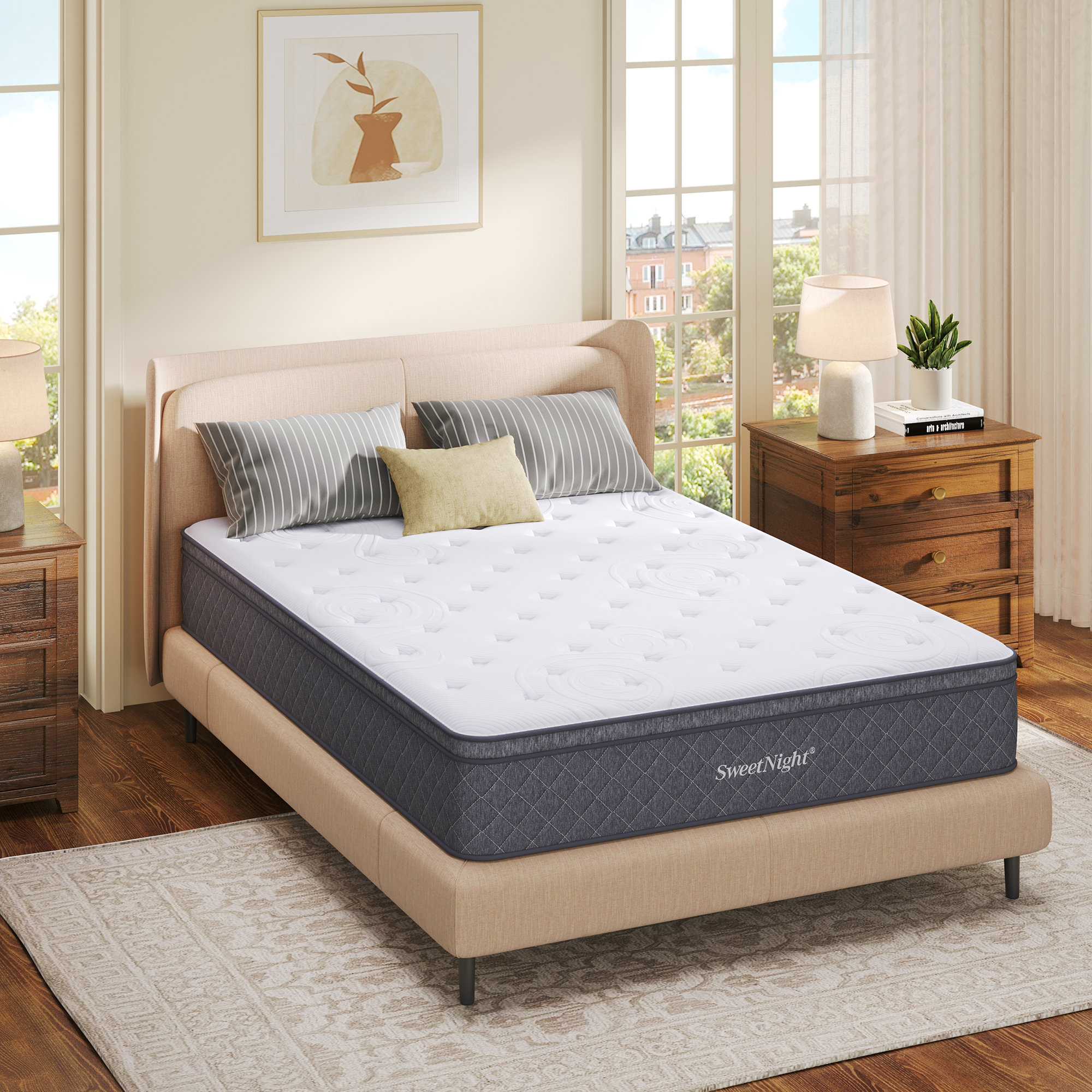 Home 10'' Medium Hybrid Memory Foam Mattress & Reviews | Wayfair