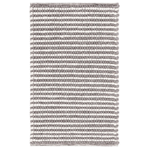 Cleodora Ivory/Dark Brown Rug | Birch Lane