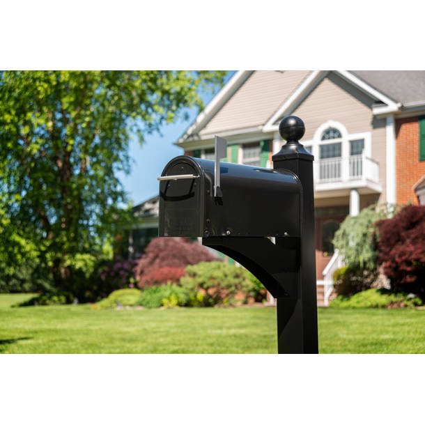 Architectural Mailboxes Winston Steel Post Mounted Mailbox & Reviews ...