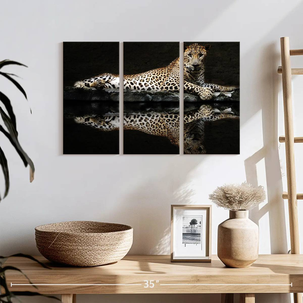 Ebern Designs Brampt Leopard Reflection | Wayfair