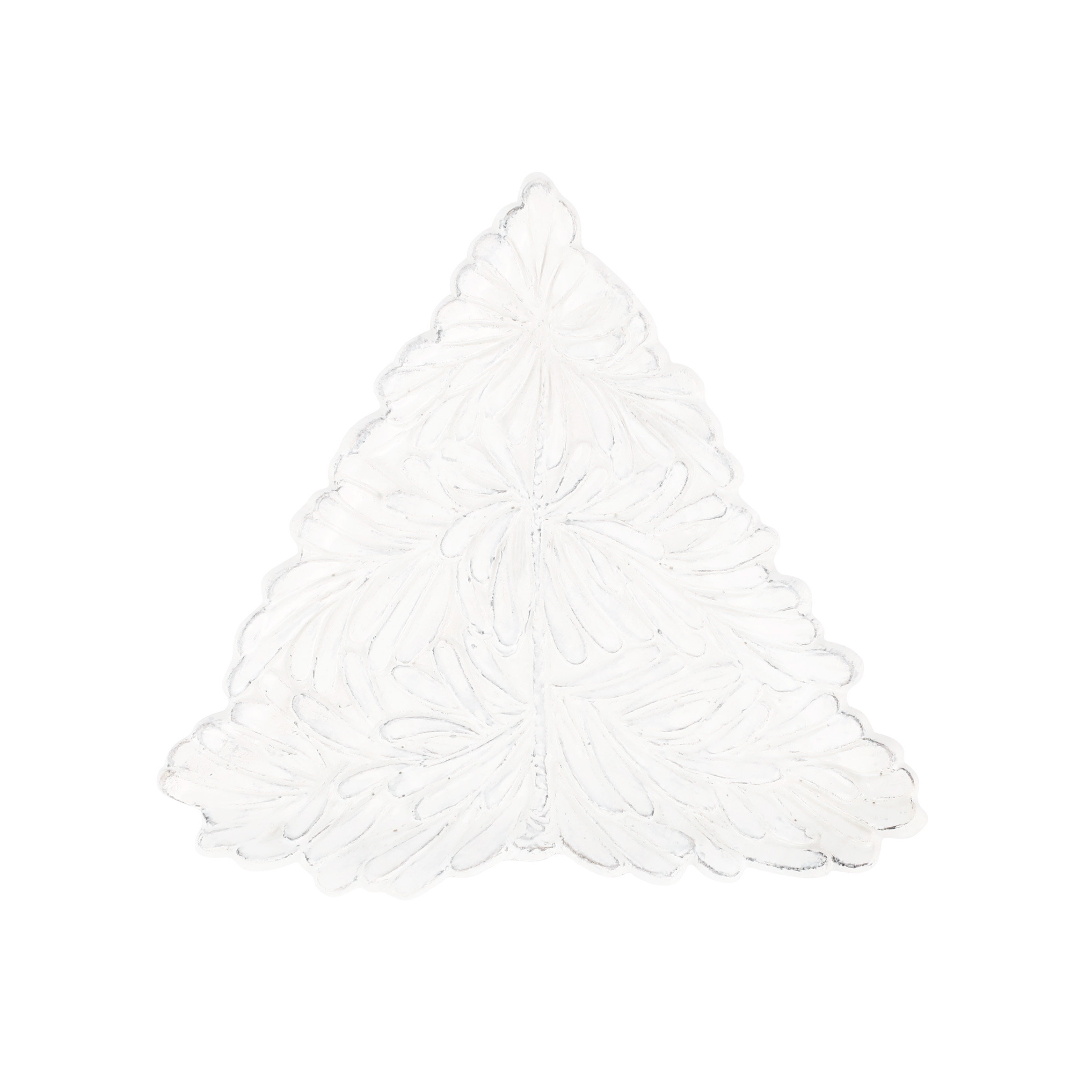 VIETRI Lastra Holiday White Figural Tree Small Plate | Wayfair
