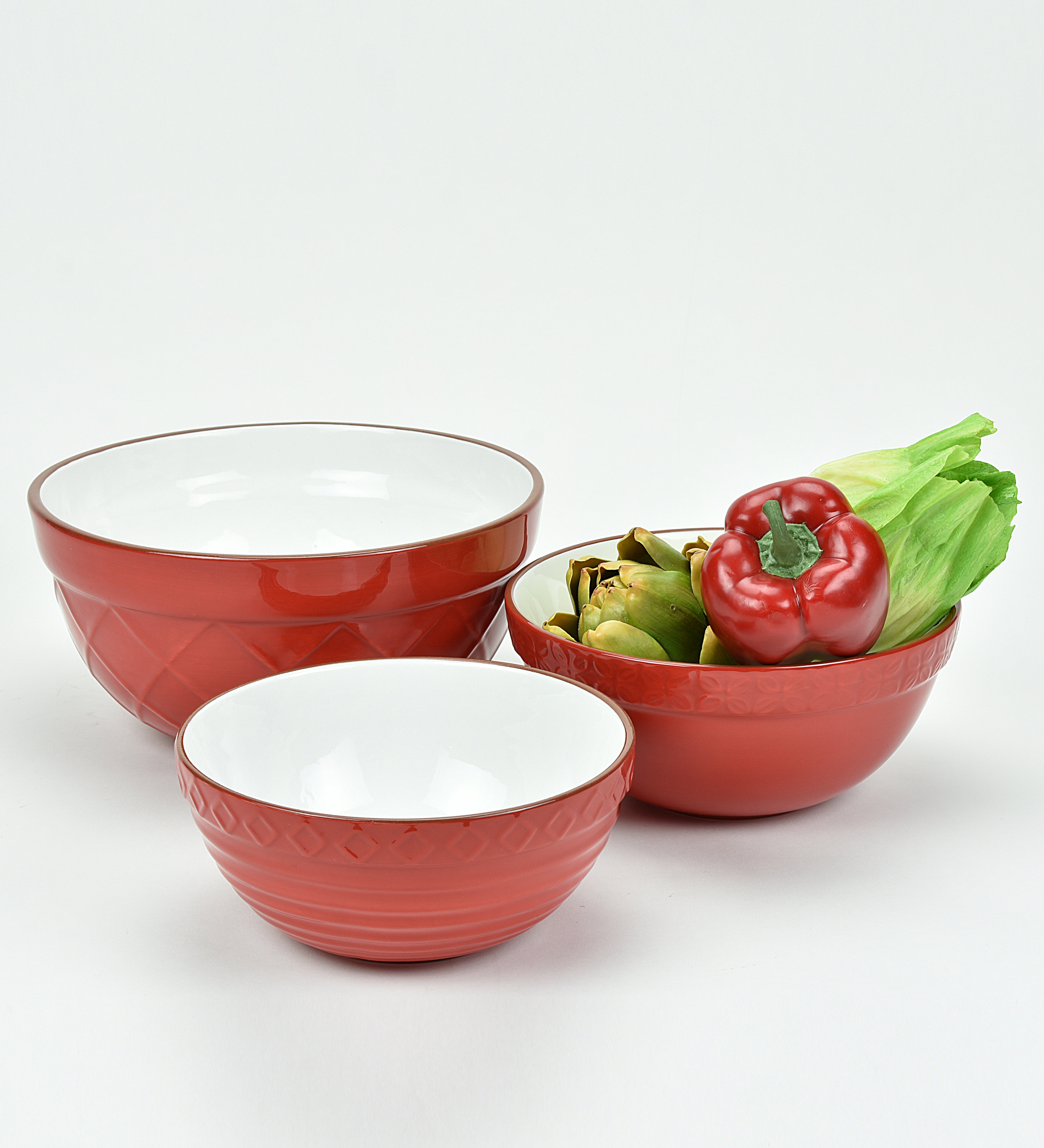 Omniware 3 Piece Mixing Bowl Set & Reviews | Wayfair