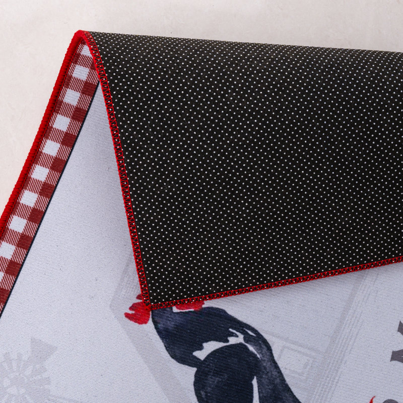 August Grove® Cucina Rooster Kitchen Rug Set | Wayfair