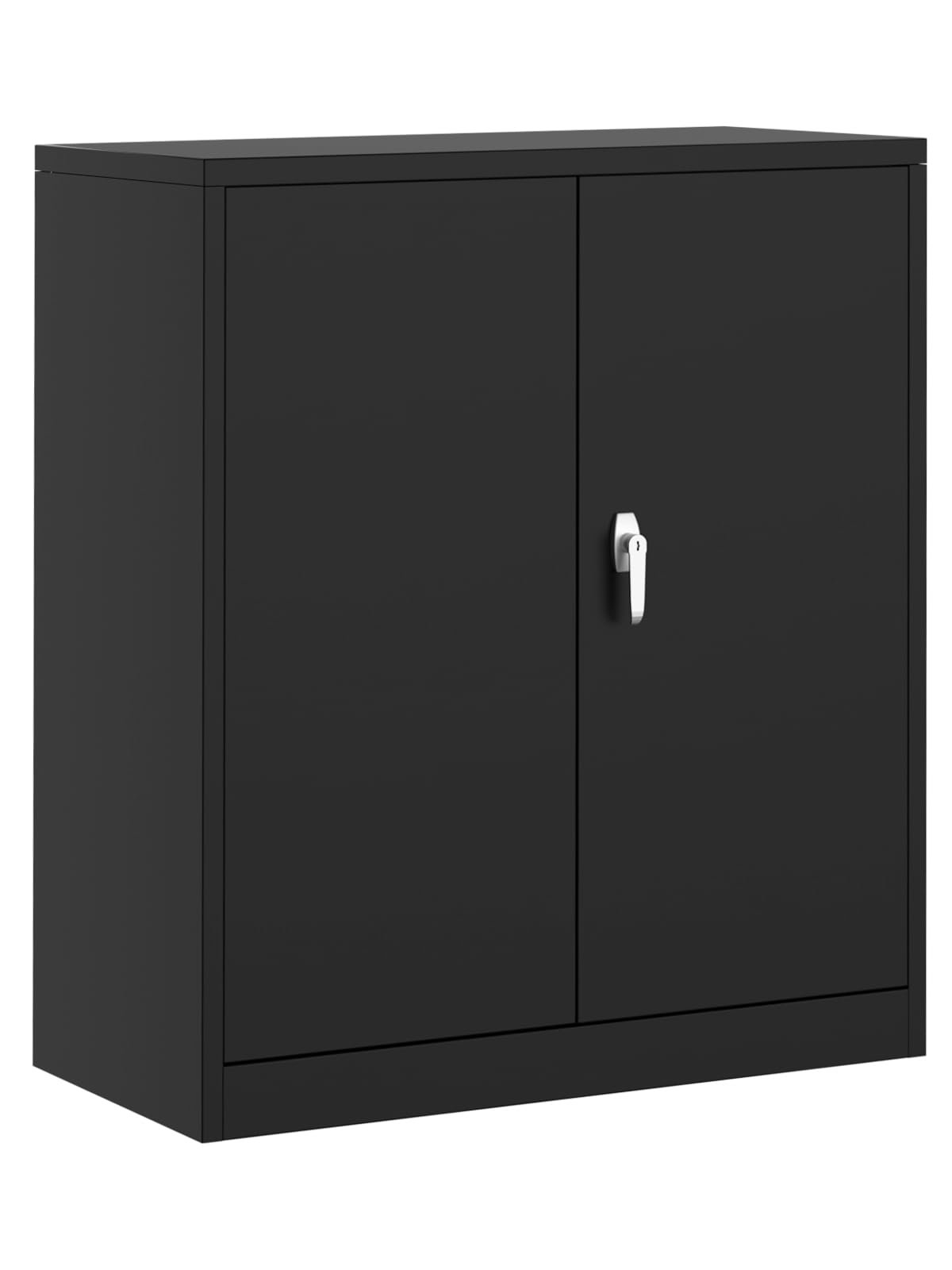 Inbox Zero Lockable Metal Storage Cabinet, Garage Tool Cabinet with ...