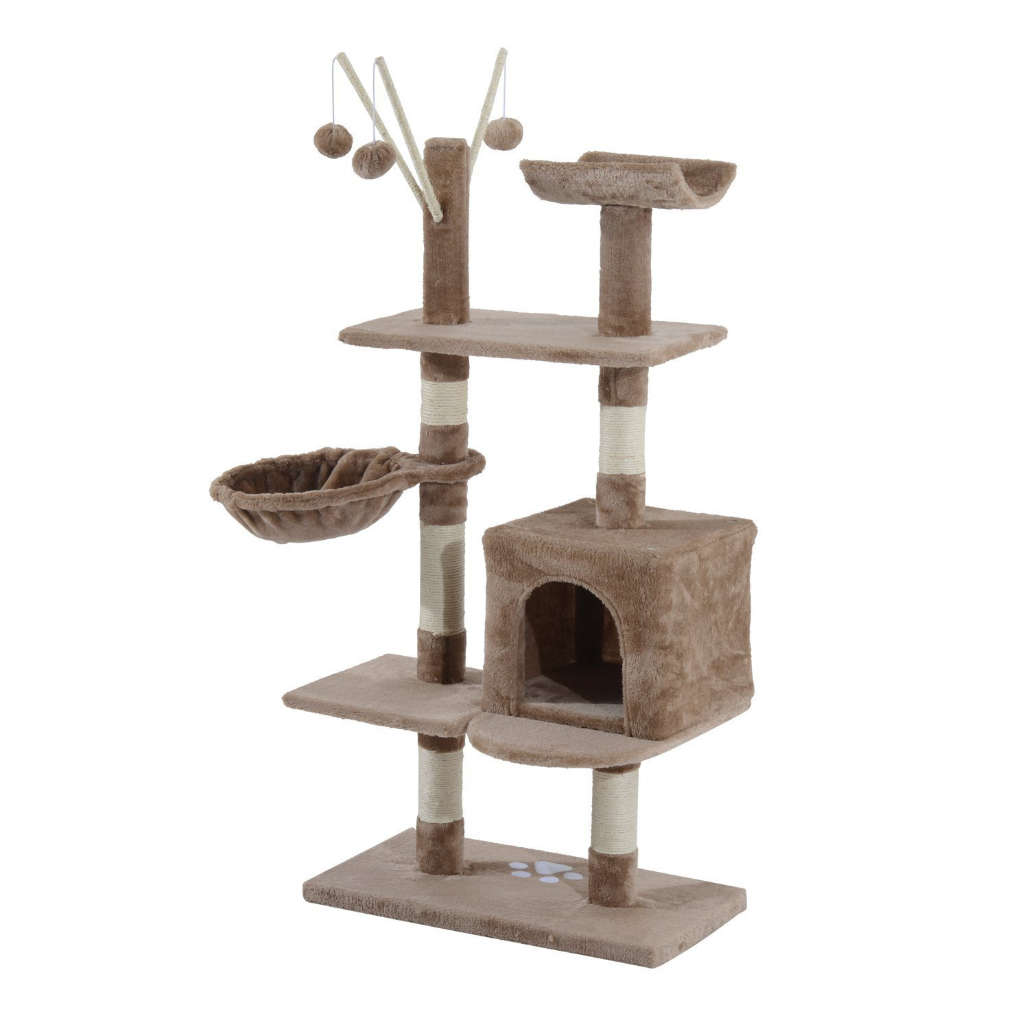 Tucker Murphy Pet™ 53" Hecker Multi-Level Scratching Cat Tree | Wayfair