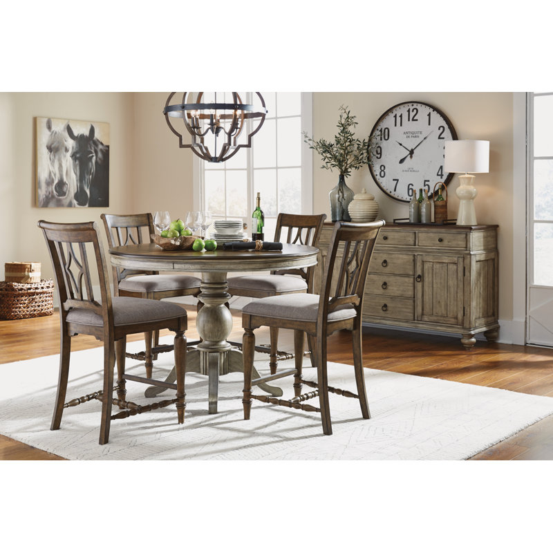 Laurel Foundry Modern Farmhouse® Cassius Counter Height 50'' Acacia ...