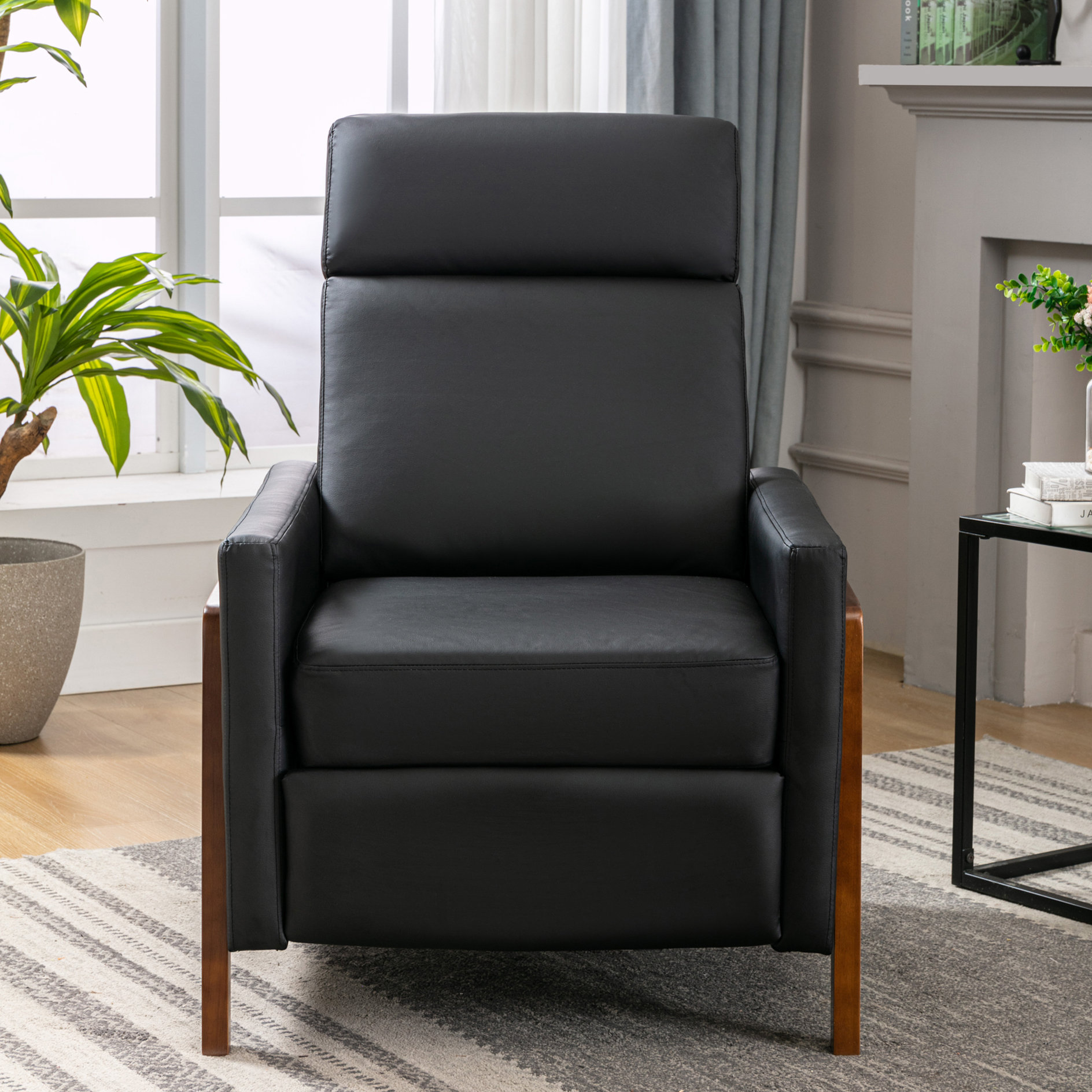 George Oliver Fauteuil inclinable en similicuir Latae - Wayfair Canada