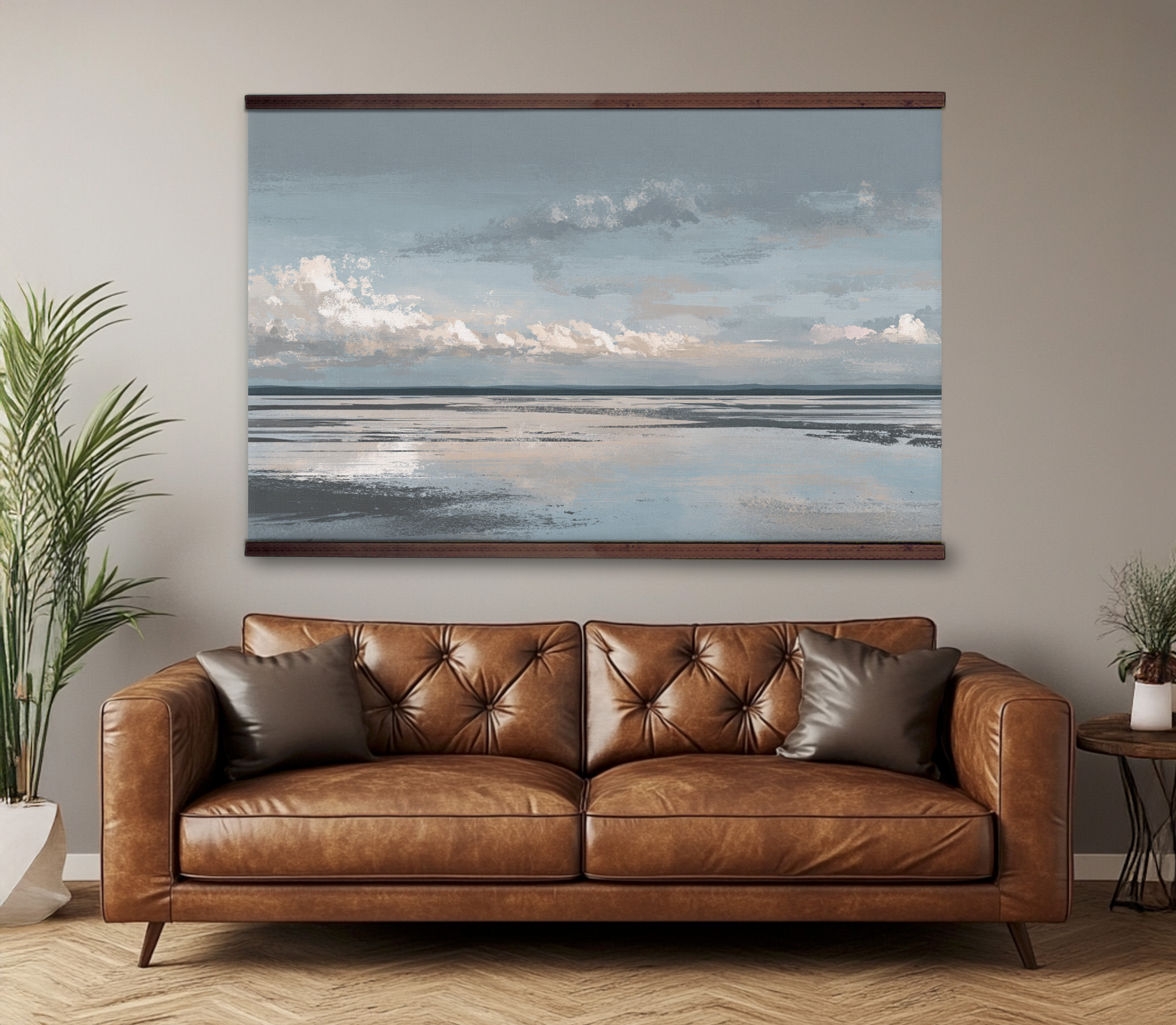 ART TERRITORY Coastal Reflections, Seascape Wall Art Canvas Tapestry ...