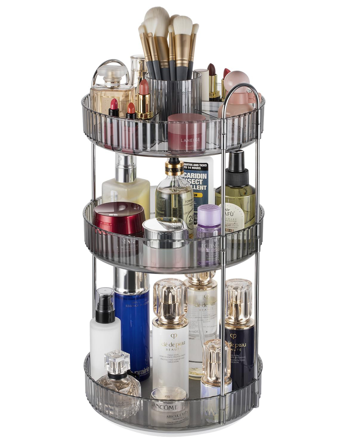 Rebrilliant 360 ° Rotary Makeup Organizer, Bathroom Counter Organizer ...