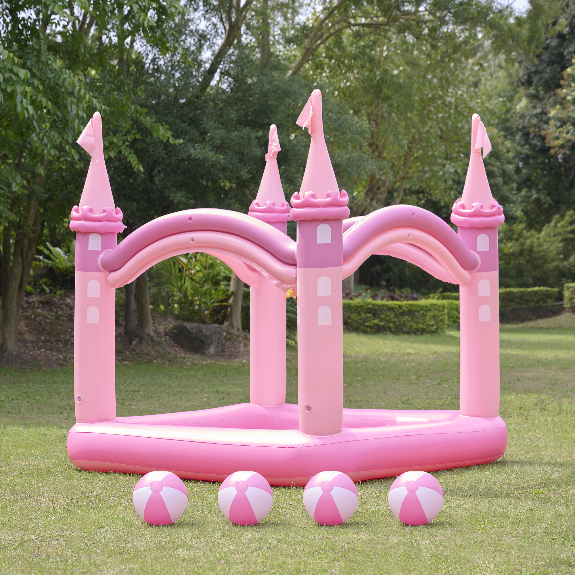 Teamson Kids Inflatable Castle with Kiddie Pool | Wayfair