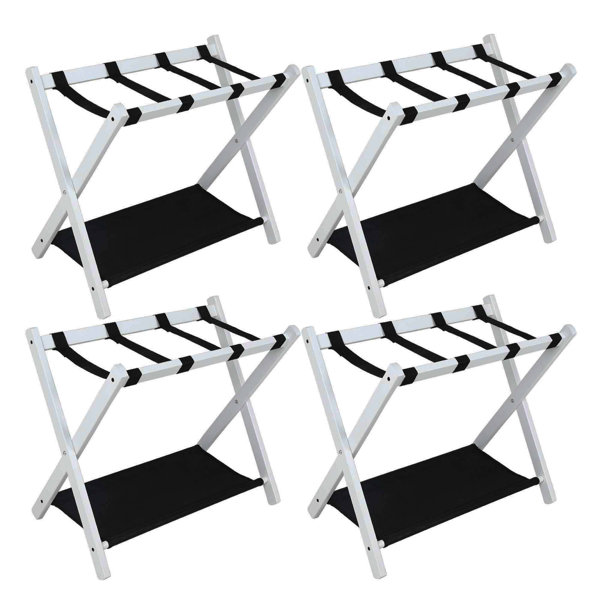 Ecomex Folding Wood Luggage Rack | Wayfair