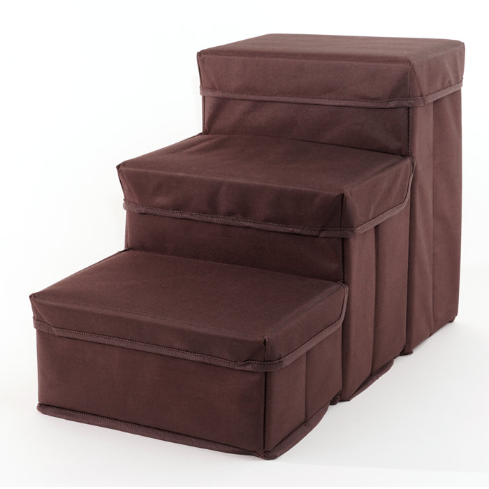 Tucker Murphy Pet™ Wava Padded 3 Step Pet Storage Foldable Steps ...