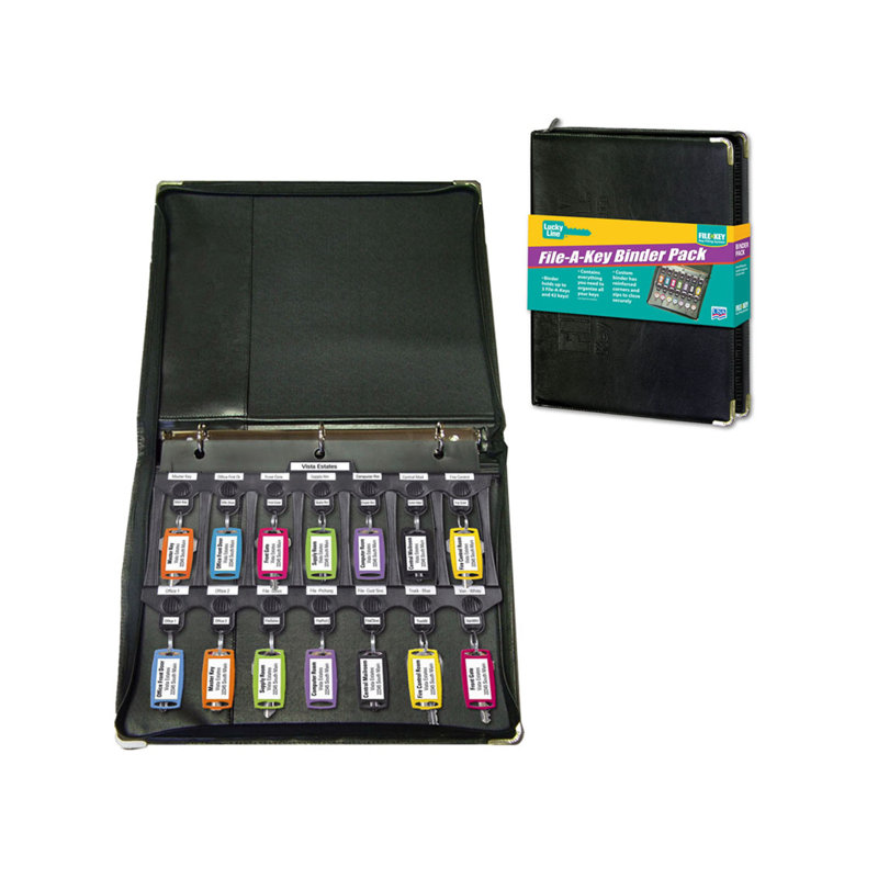 FixtureDisplays File a Key Binder Letter Size Key Holder Organizer ID ...