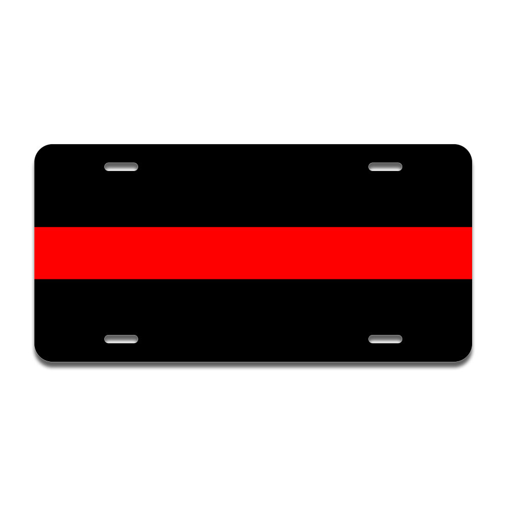 SignMission Thin Red Line Simple Aluminum Plate Frame | Wayfair
