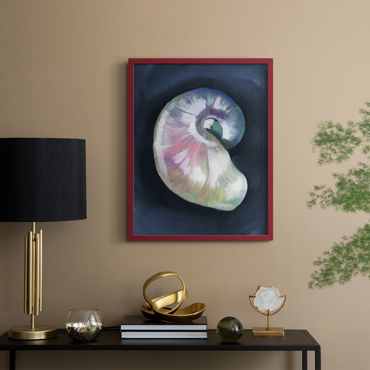 Highland Dunes Lost Shell I Framed Print - Solid Wood | Wayfair