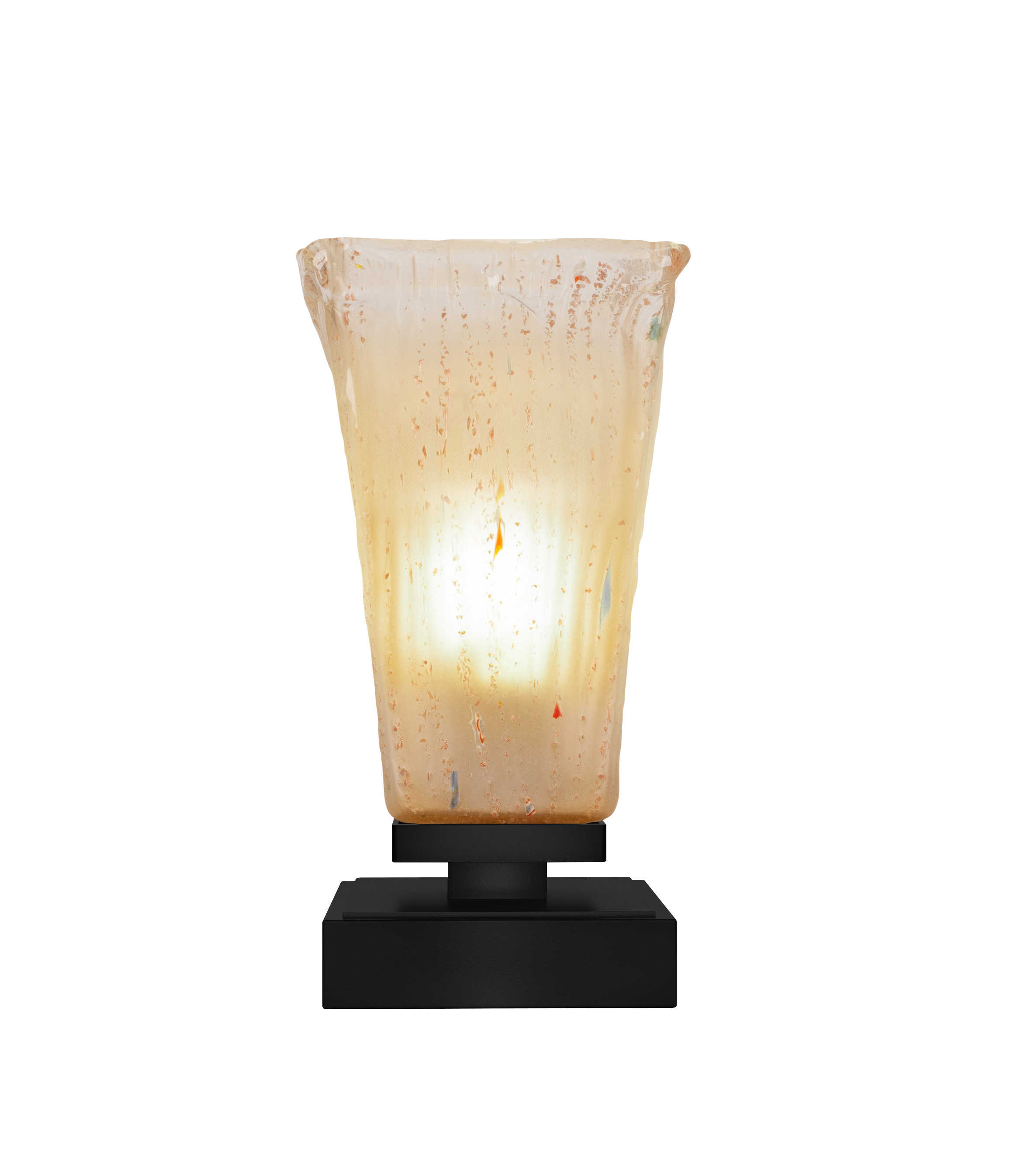 Red Barrel Studio® Lannah Accent Lamp With 5" Glass | Wayfair